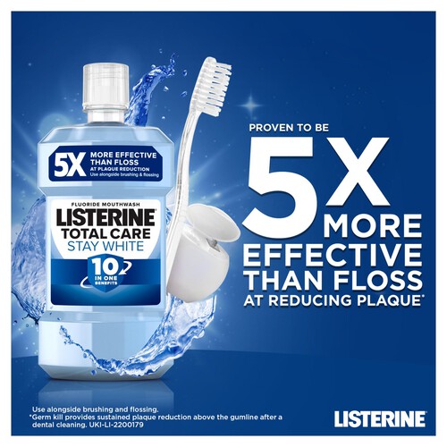 Listerine Total Care Stay White Mouthwash - Morrisons Online Groceries ... Listerine Total Care Stay White Mouthwash - Morrisons Online Groceries ...