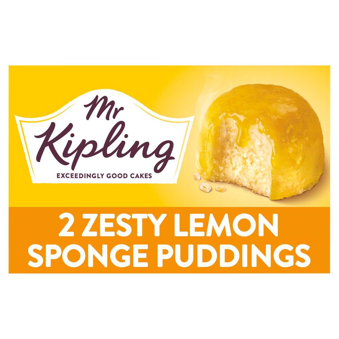 Mr Kipling Exceedingly Good Lemon Sponge Puddings - Morrisons Online ...
