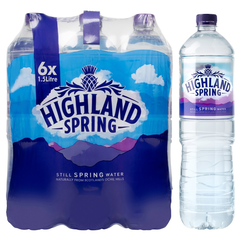 Highland Spring Still Spring Water 6 x 1.5L - Morrisons Online ...