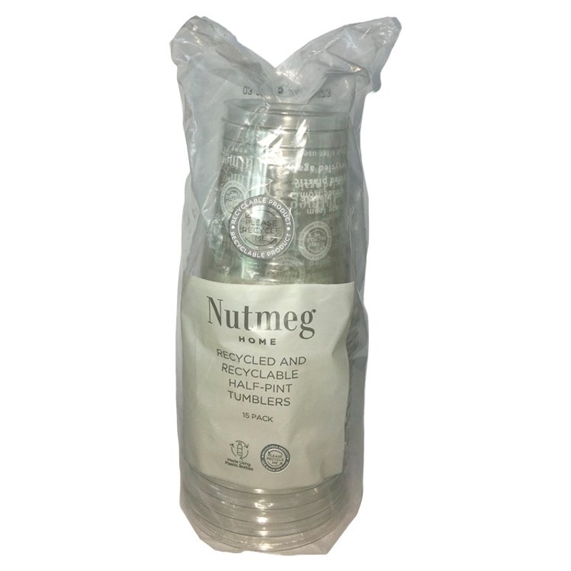 Nutmeg Home Half Pint Recyclable Plastic Tumbler - Morrisons Online ...