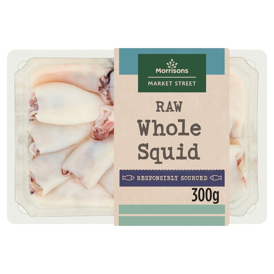 Morrisons Raw Whole Squid - Morrisons Online Groceries & Offers