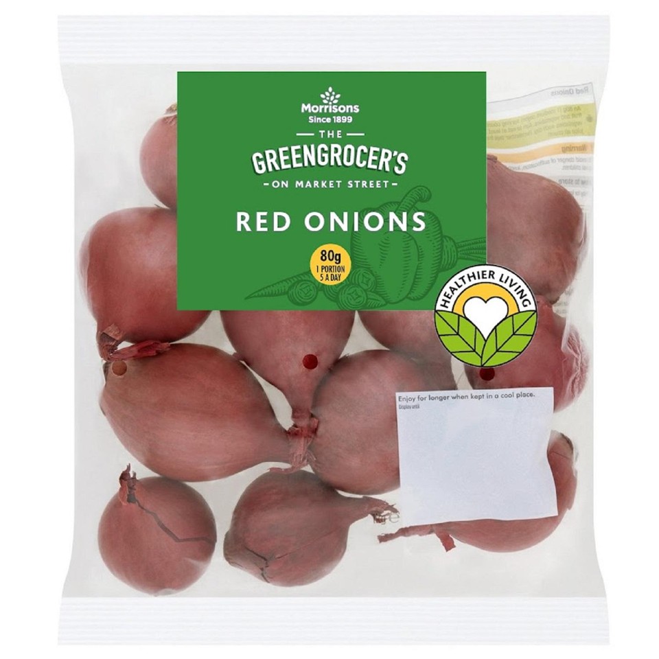 Morrisons Red Onions 1kg - Morrisons Online Groceries & Offers
