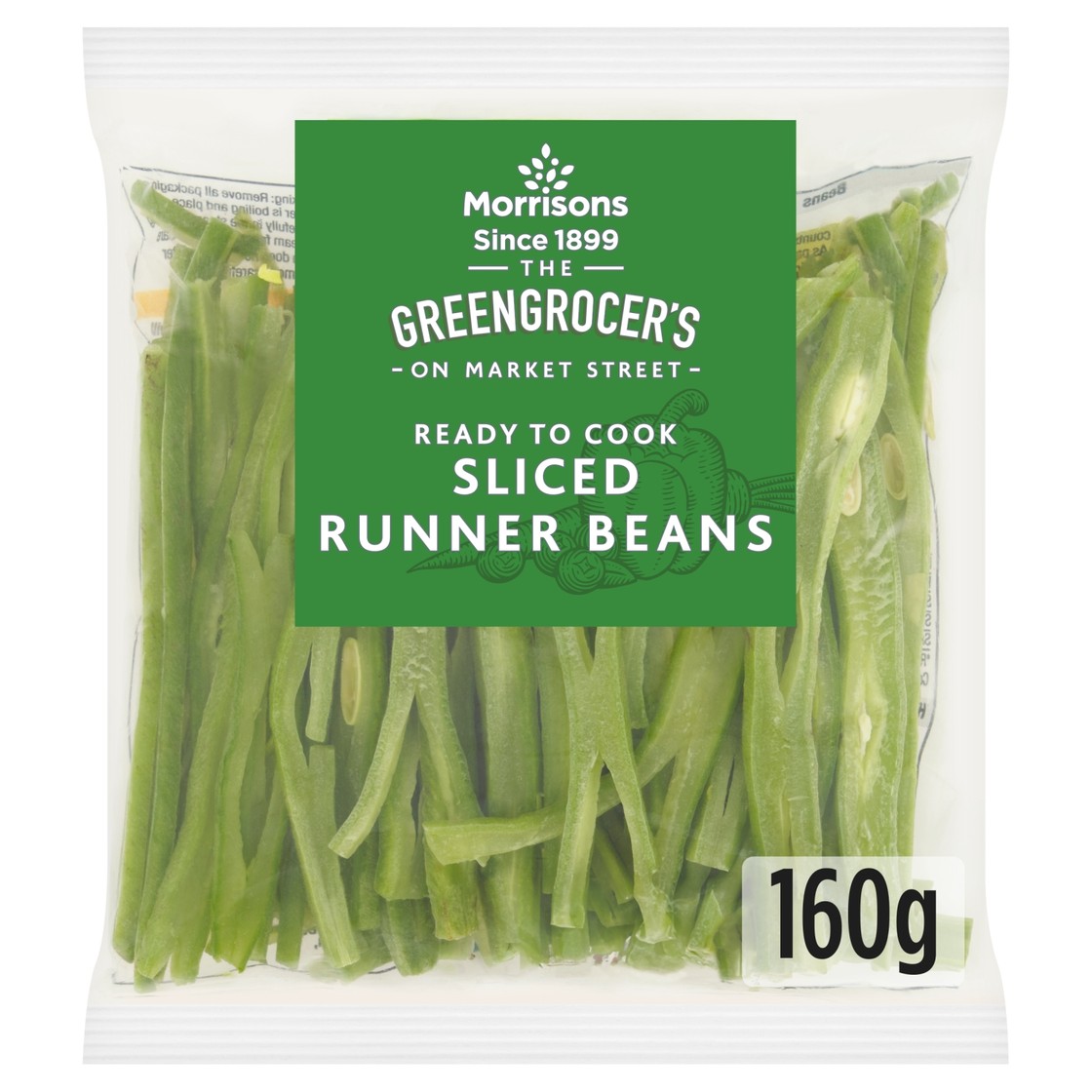 Morrisons Traditional Sliced Runner Beans - Morrisons Online Groceries ...