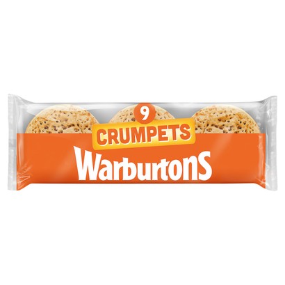 Warburtons 9 Crumpets - Morrisons Online Groceries & Offers