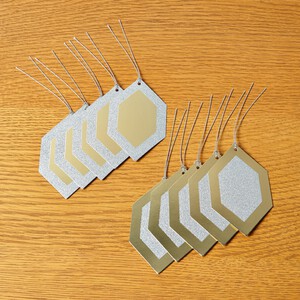 Morrisons Christmas 10 Gift Tags Glitter Diamond - Morrisons Online ...