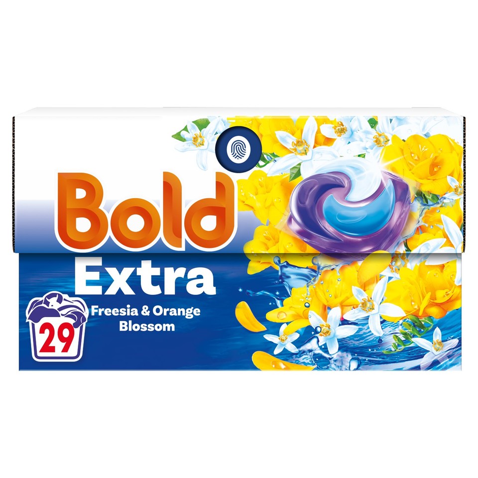 Bold All-In-1 Platinum Pods Citrus & White Verbena Washing Capsules ...