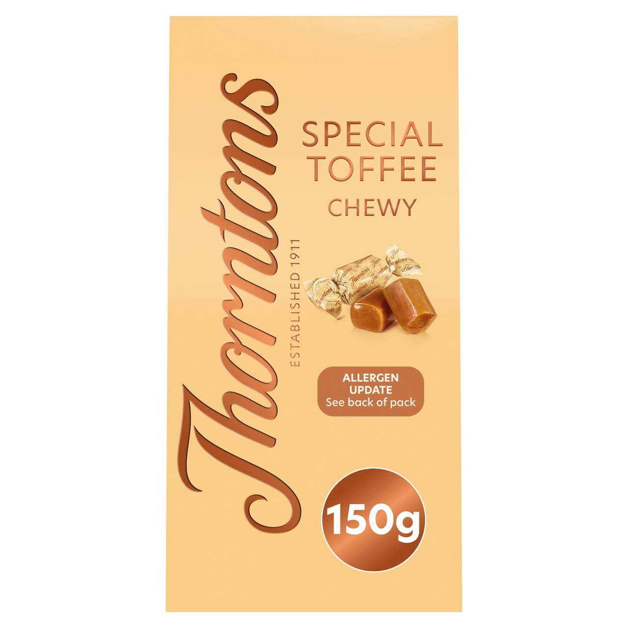 Thorntons Chewy Special Toffee Box 150g - Morrisons Online Groceries ...