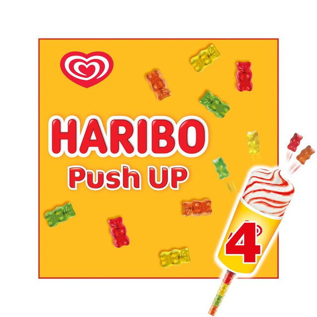 Haribo Push Up Vanilla & Strawberry Ice Cream Lollies - Morrisons ...