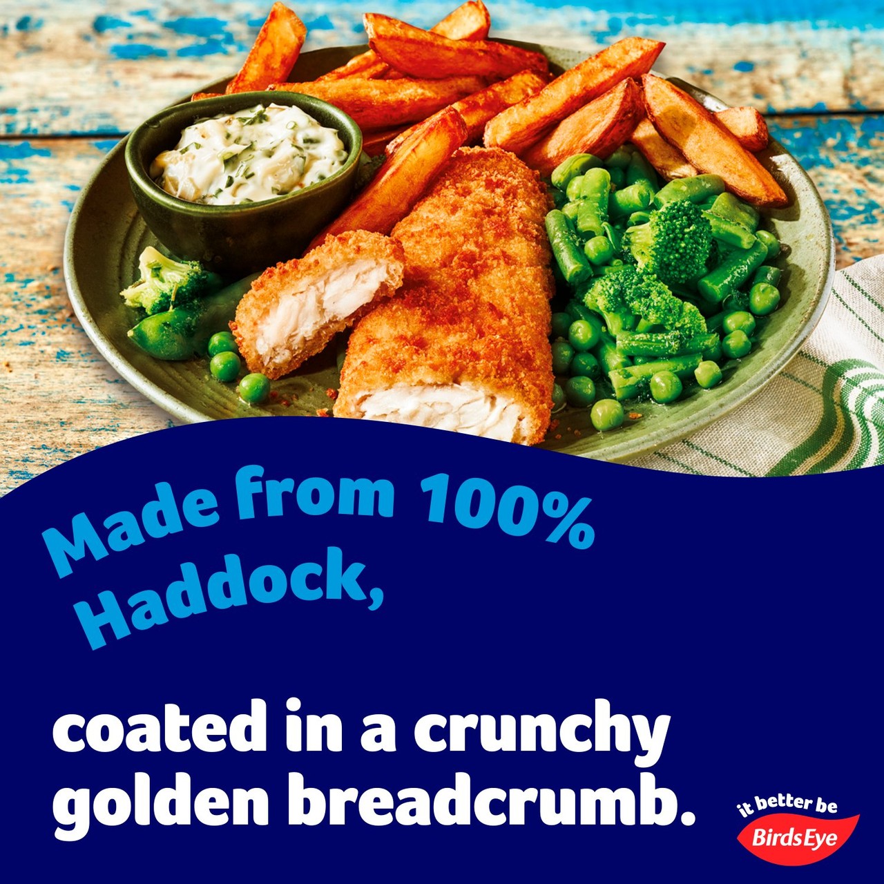 Birds Eye 4 Large Breaded Haddock Fillets 400g - Morrisons Online ...