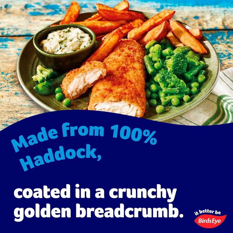 Birds Eye 4 Large Breaded Haddock Fillets 400g - Morrisons Online ...