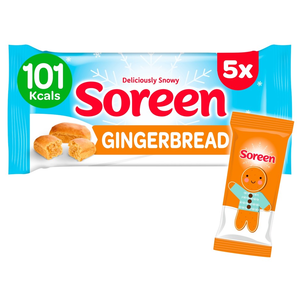 Soreen Christmas Mini Loaves Gingerbread - Morrisons Online Groceries ...