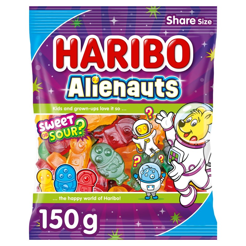 Haribo Alienauts Sweets Sharing Bag 150g - Morrisons Online Groceries & Offers