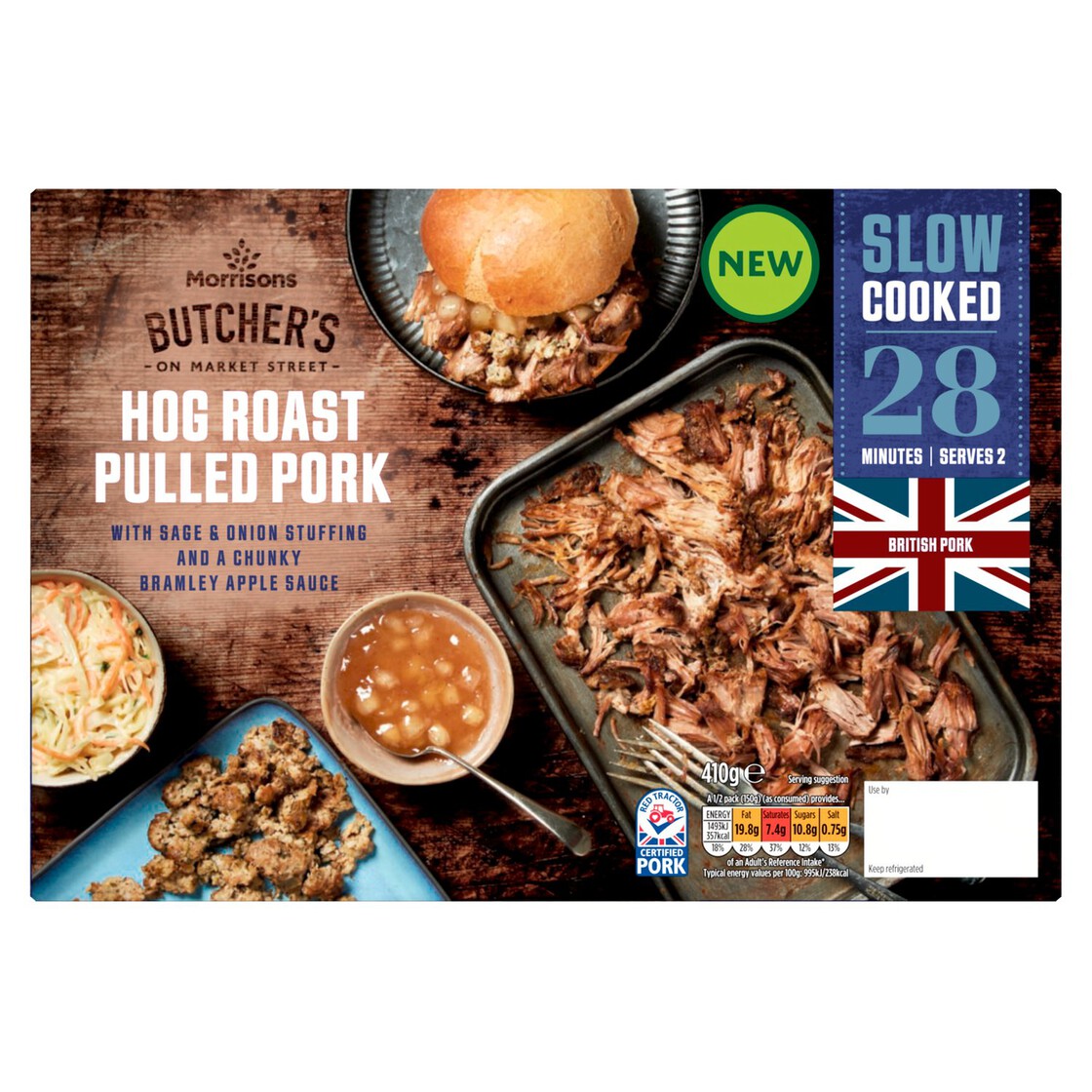Morrisons Slow Cook Hog Roast Pulled Pork - Morrisons Online Groceries ...