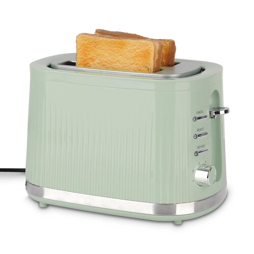 Nutmeg Home Fluted Toaster Sage - Morrisons Online Groceries & Offers