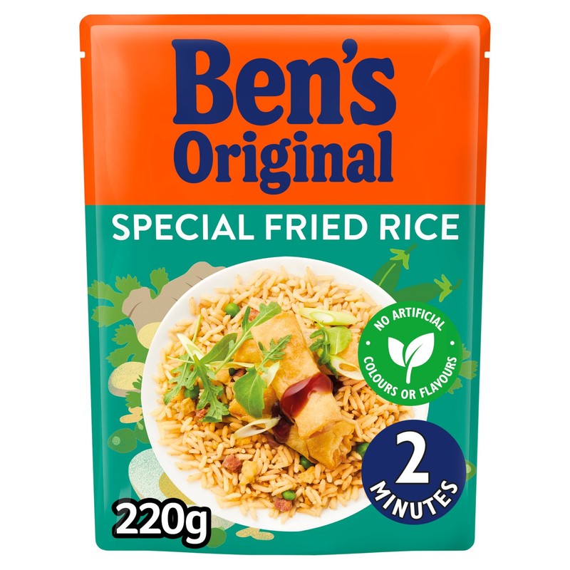 Bens Original Special Fried Microwave Rice - Morrisons Online Groceries ...