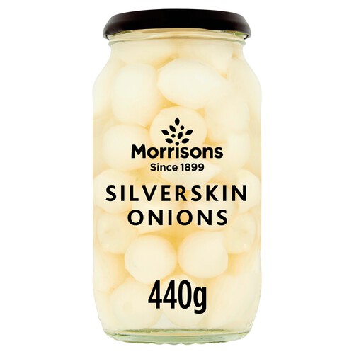 Morrisons Silverskin Onions (440g) - Morrisons Online Groceries & Offers