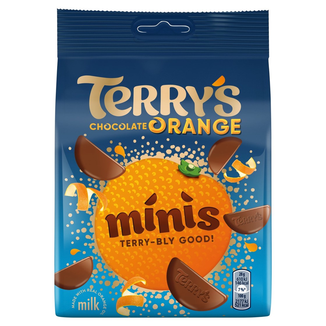 Terry's Chocolate Orange Minis 104g - Morrisons Online Groceries & Offers