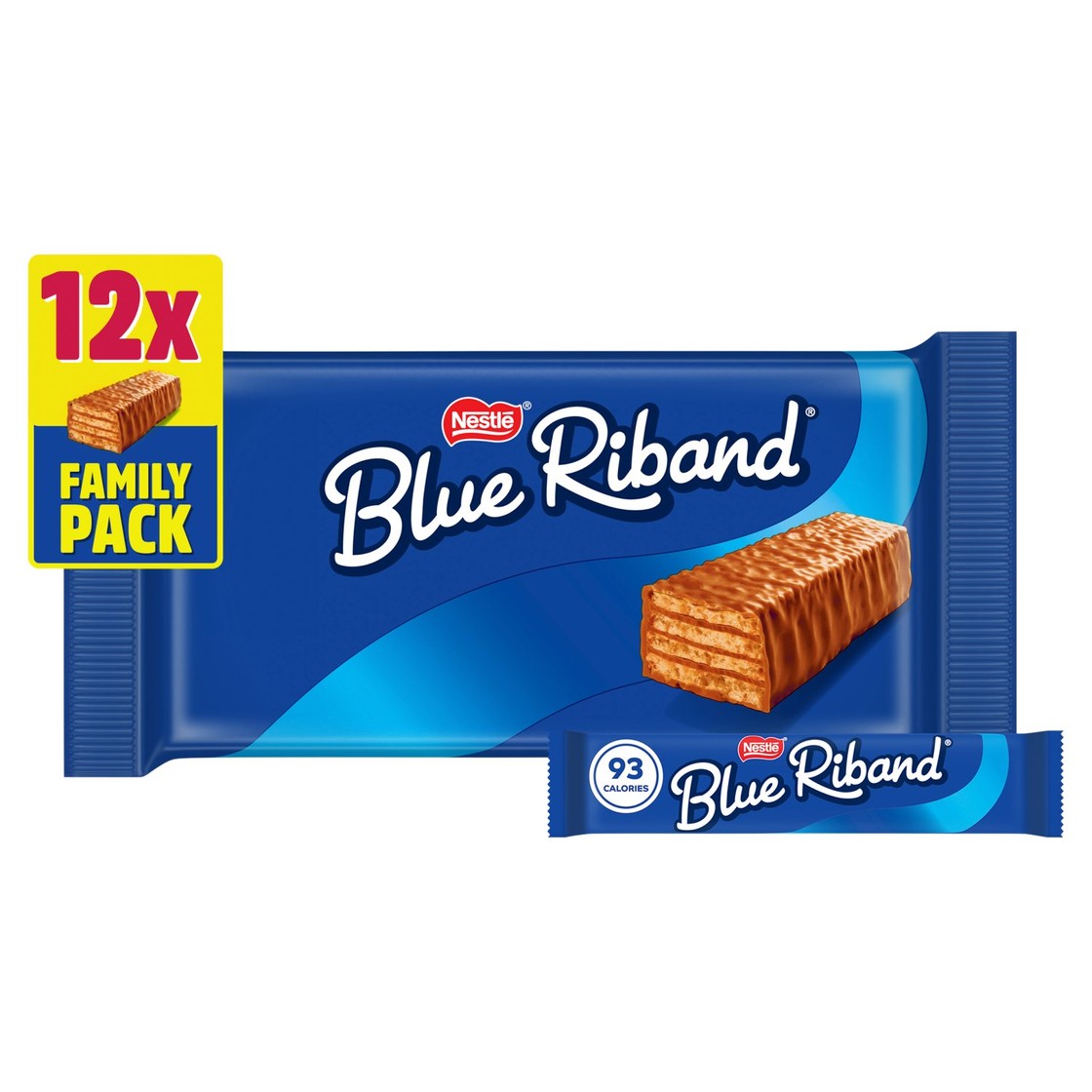 Blue Riband Milk Chocolate Wafer Biscuit Multipack 12 Pack - Morrisons ...