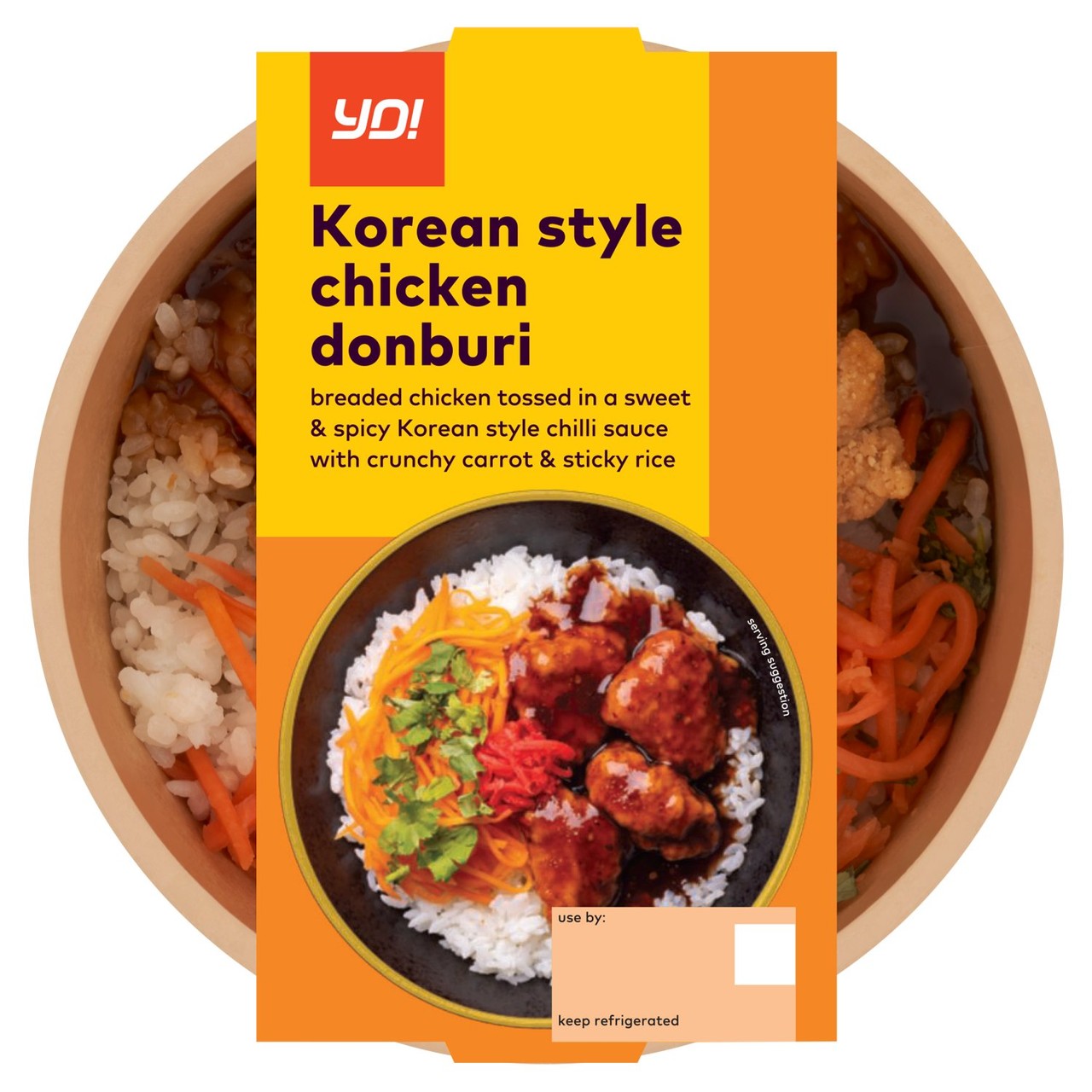 Yo! Korean Style Chicken Donburi 400g - Morrisons Online Groceries & Offers