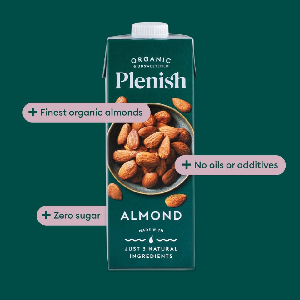 Plenish Organic Almond Milk - Morrisons Online Groceries & Offers