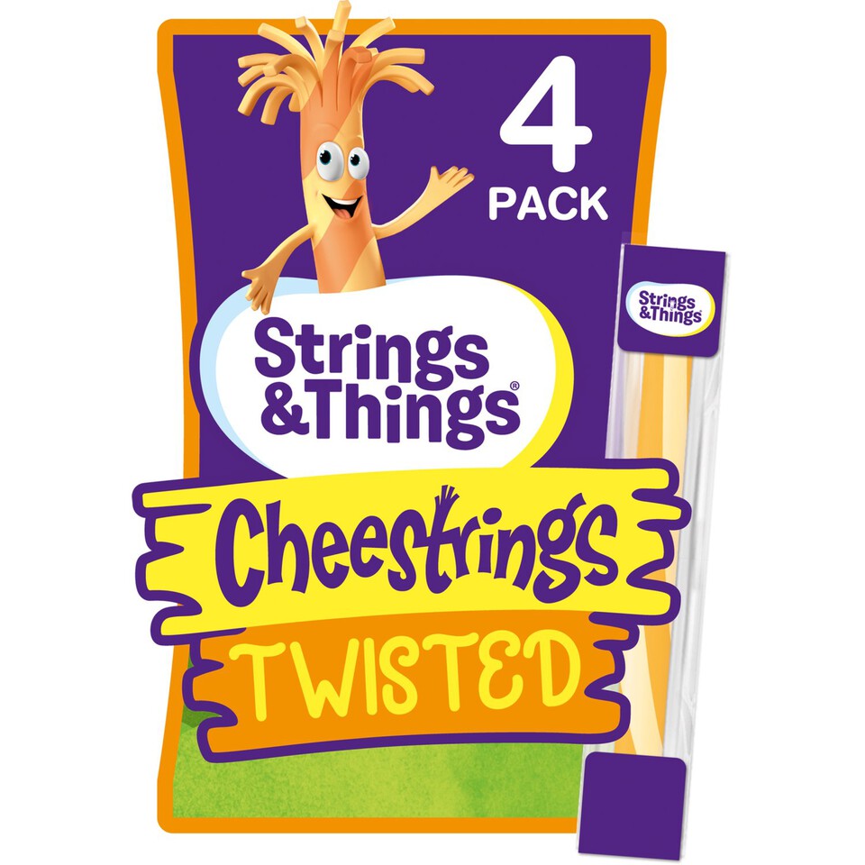 Strings & Things Cheestrings Twisted Cheese Snack - Morrisons Online ...