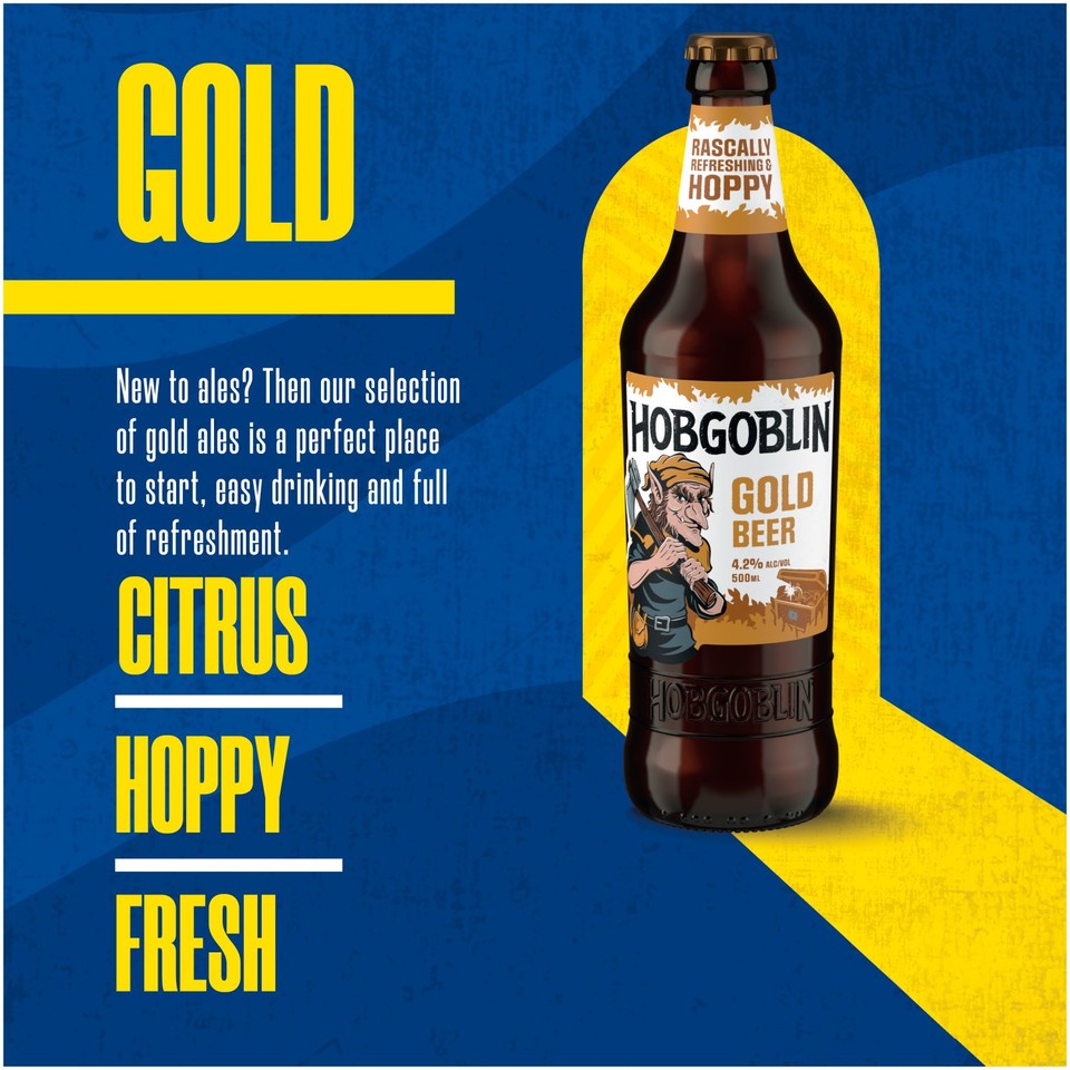 Hobgoblin Gold Ale Beer Bottle - Morrisons Online Groceries & Offers