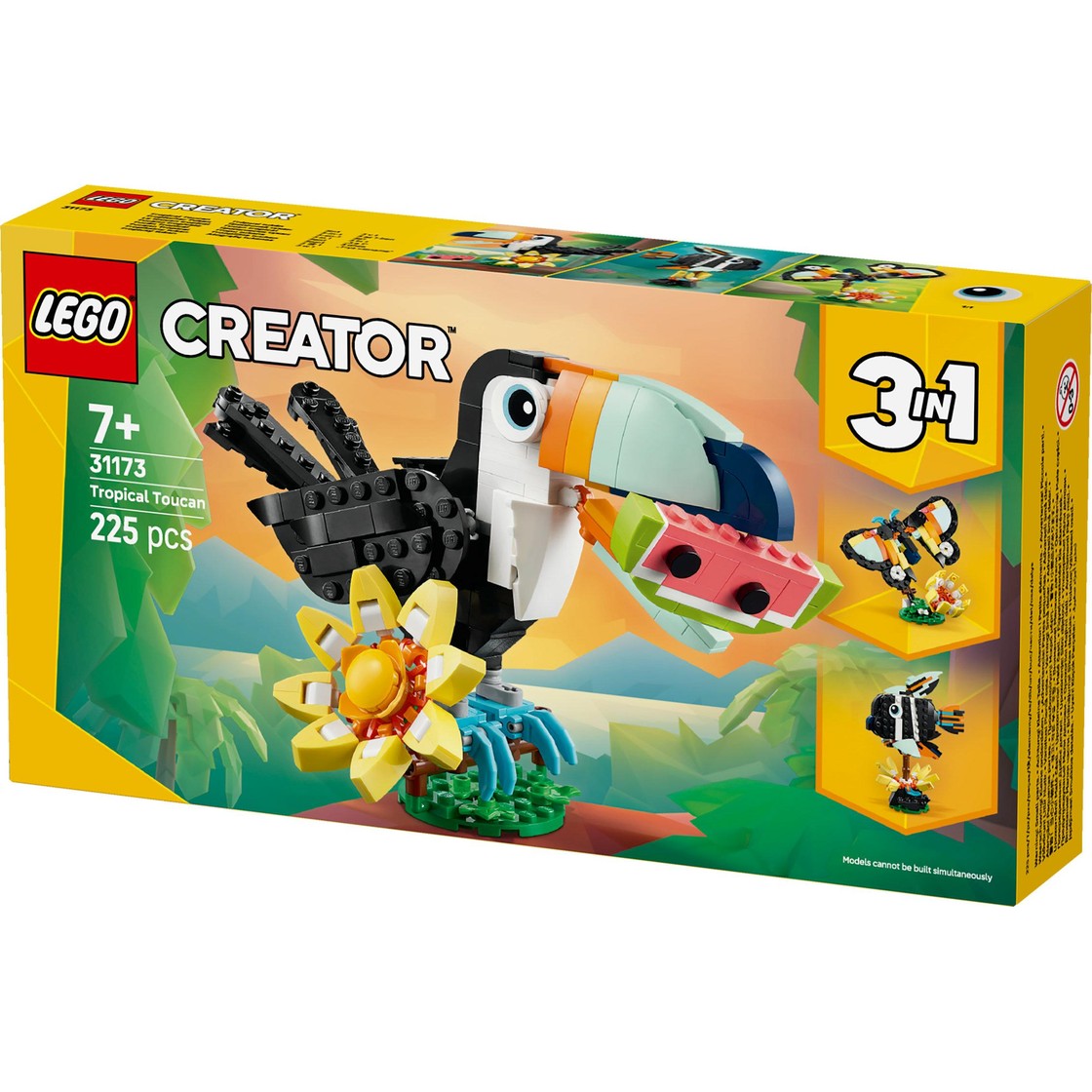 LEGO Creator 3in1 Wild Animals Tropical Toucan 31173 - Morrisons Online ...