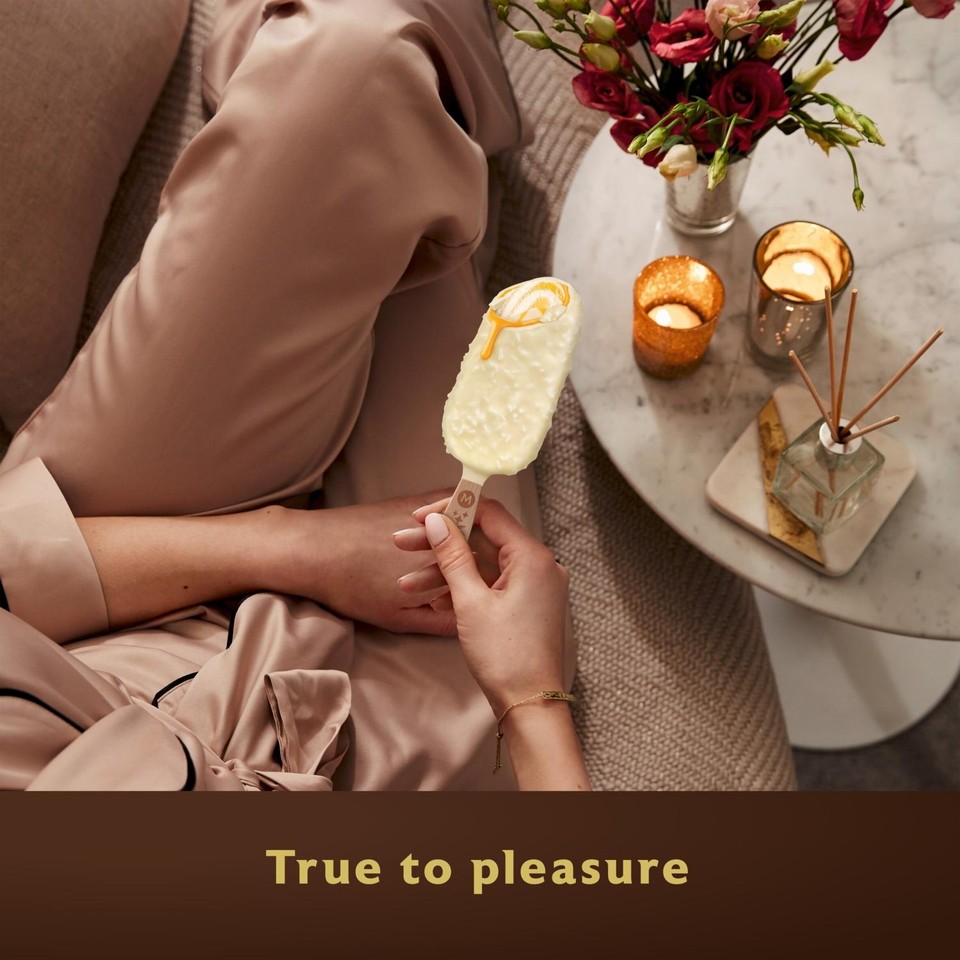 Magnum Double Sunlover White Chocolate, Mango, Coconut Ice Cream Sticks ...