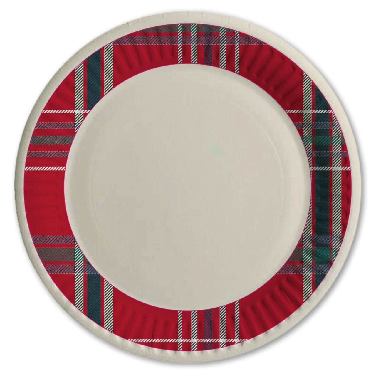 Nutmeg Home Tartan Paper Plates - Morrisons Online Groceries & Offers