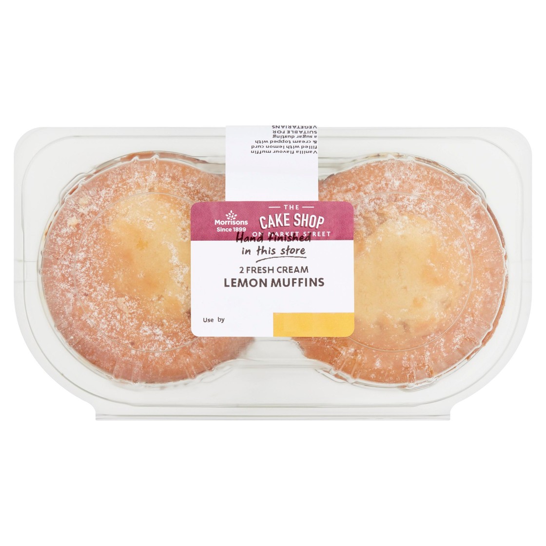 Market Street Fresh Cream Lemon Muffins - Morrisons Online Groceries ...