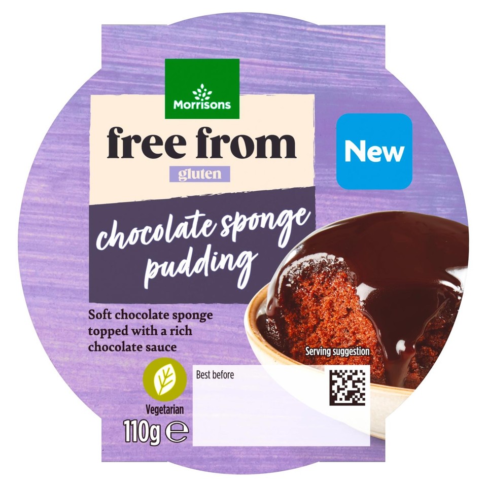 Morrisons Free From Chocolate Sponge Pudding 110g - Morrisons Online ...