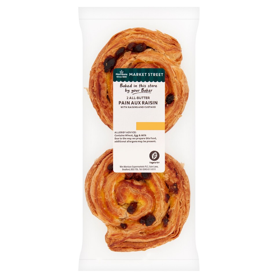 Market Street Pain Au Raisin - Morrisons Online Groceries & Offers