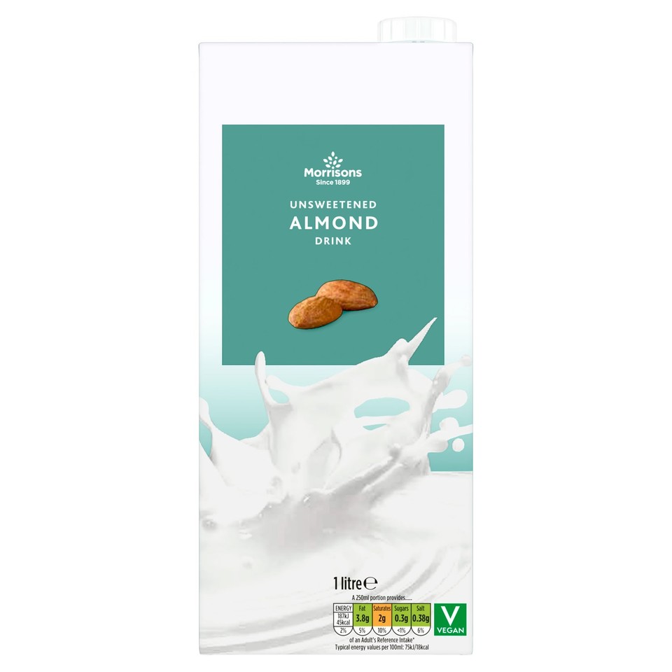 Morrisons Almond Unsweetened Uht - Morrisons Online Groceries & Offers