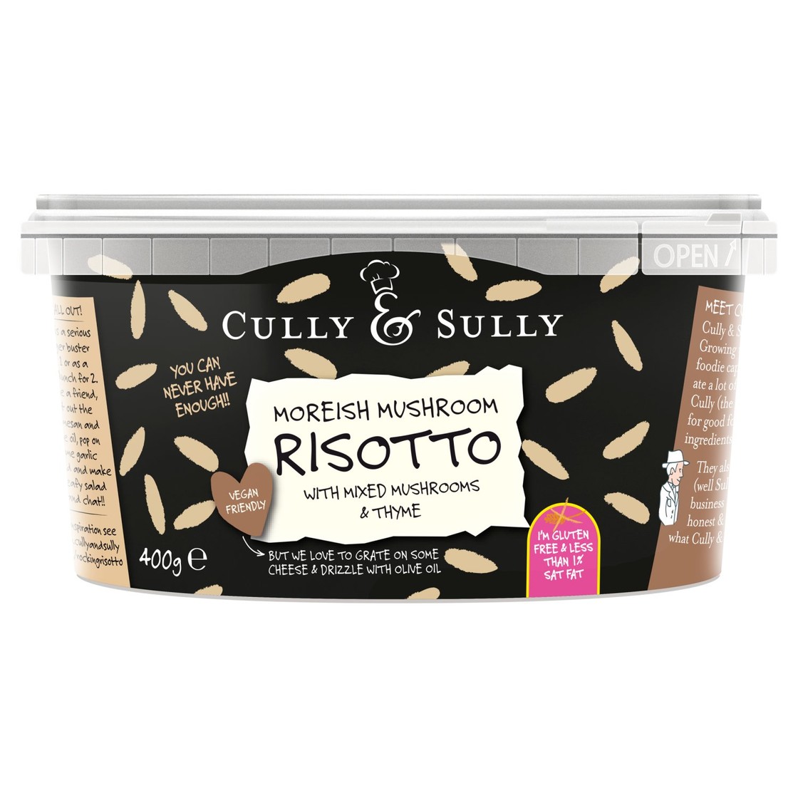Cully & Sully Mushroom Risotto - Morrisons Online Groceries & Offers