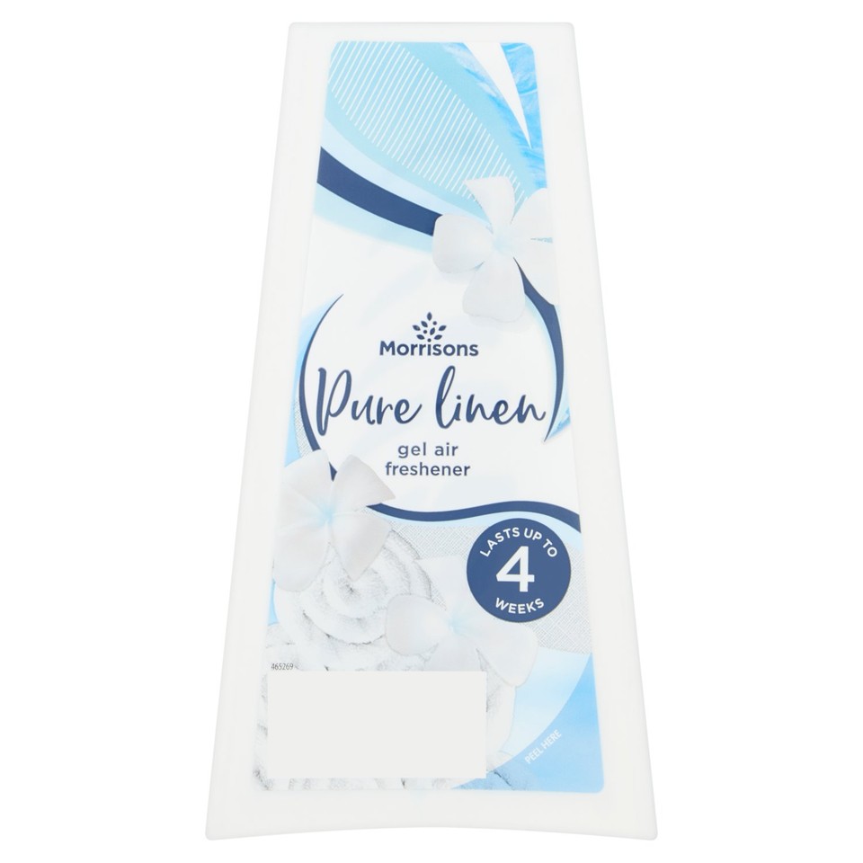 Morrisons Gel Air Freshener Pure Linen - Morrisons Online Groceries ...