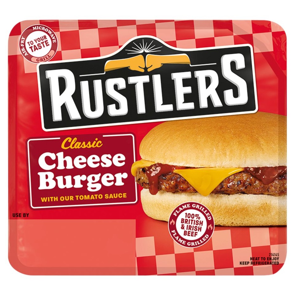 Rustlers Classic Cheeseburger 111g - Morrisons Online Groceries & Offers