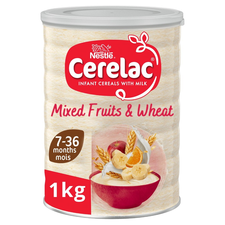 Cerelac Infant Cereals With Milk Mixed Fruits & Wheat 7+ Months 1kg ...