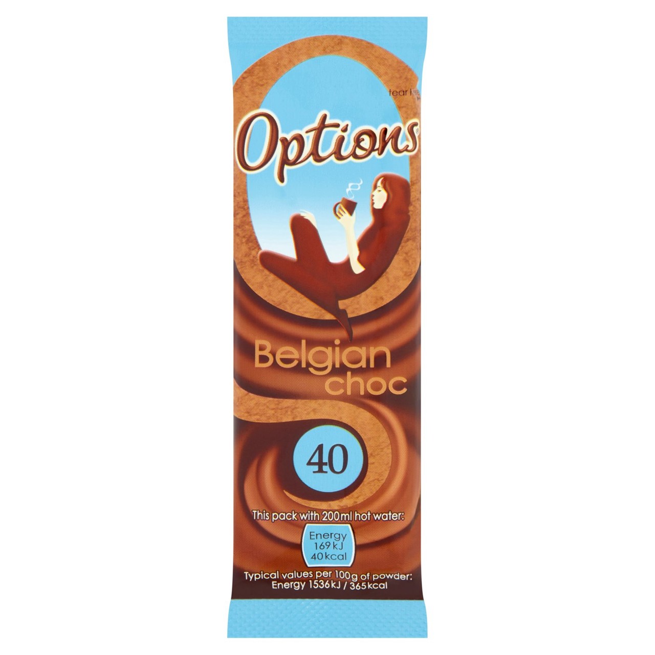 Options Instant Belgian Hot Chocolate Drink 11g - Morrisons Online ...