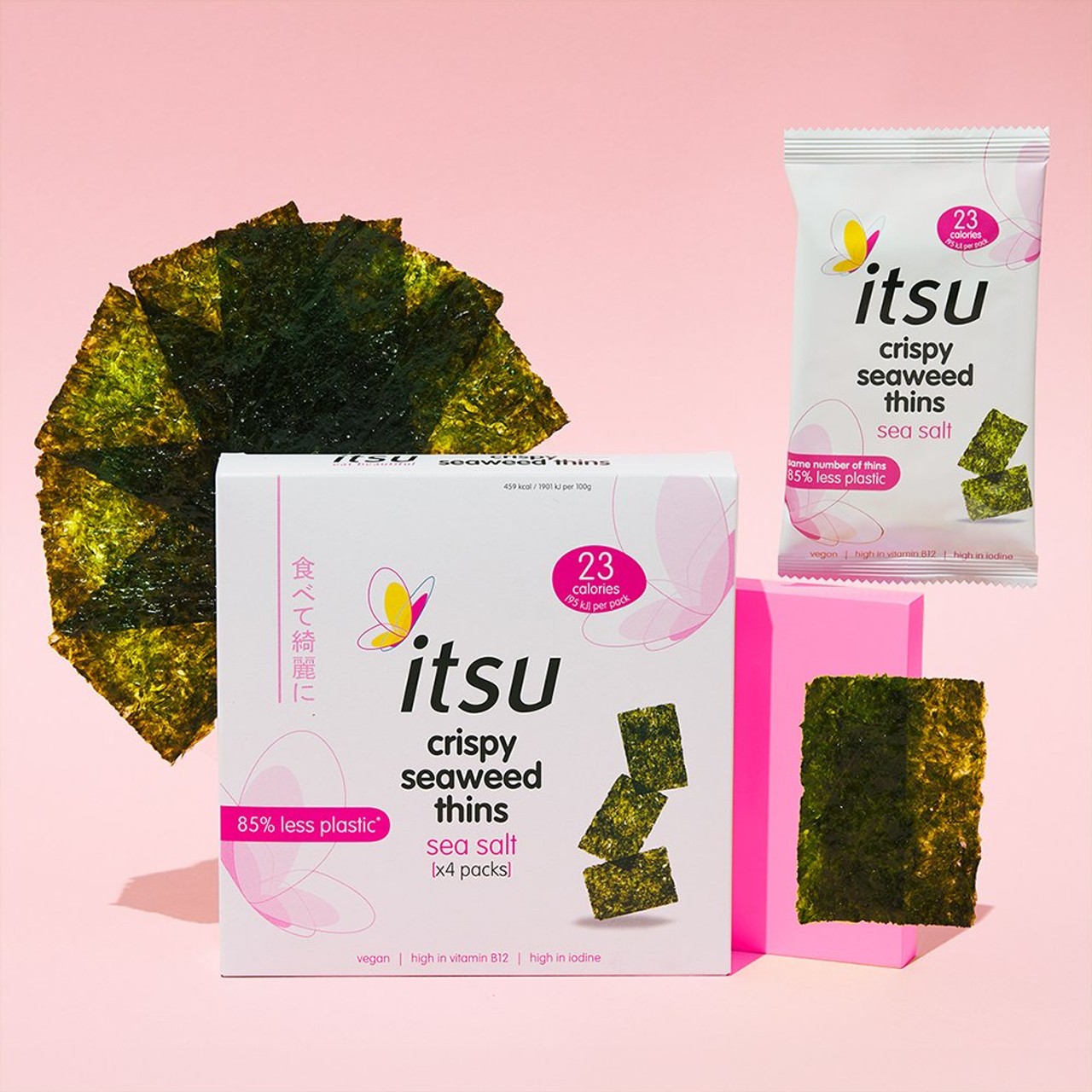 Itsu Sea Salt Crispy Seaweed Thins Multipack - Morrisons Online ...
