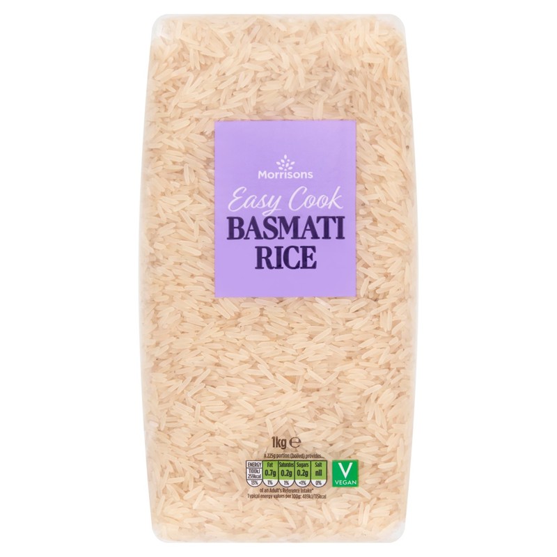 Morrisons Easy Cook Basmati Rice - Morrisons Online Groceries & Offers