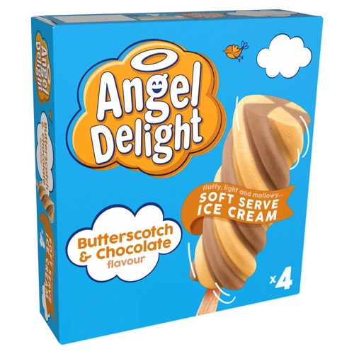 Angel Delight Butterscotch & Chocolate Ice Cream Sticks - Morrisons ...