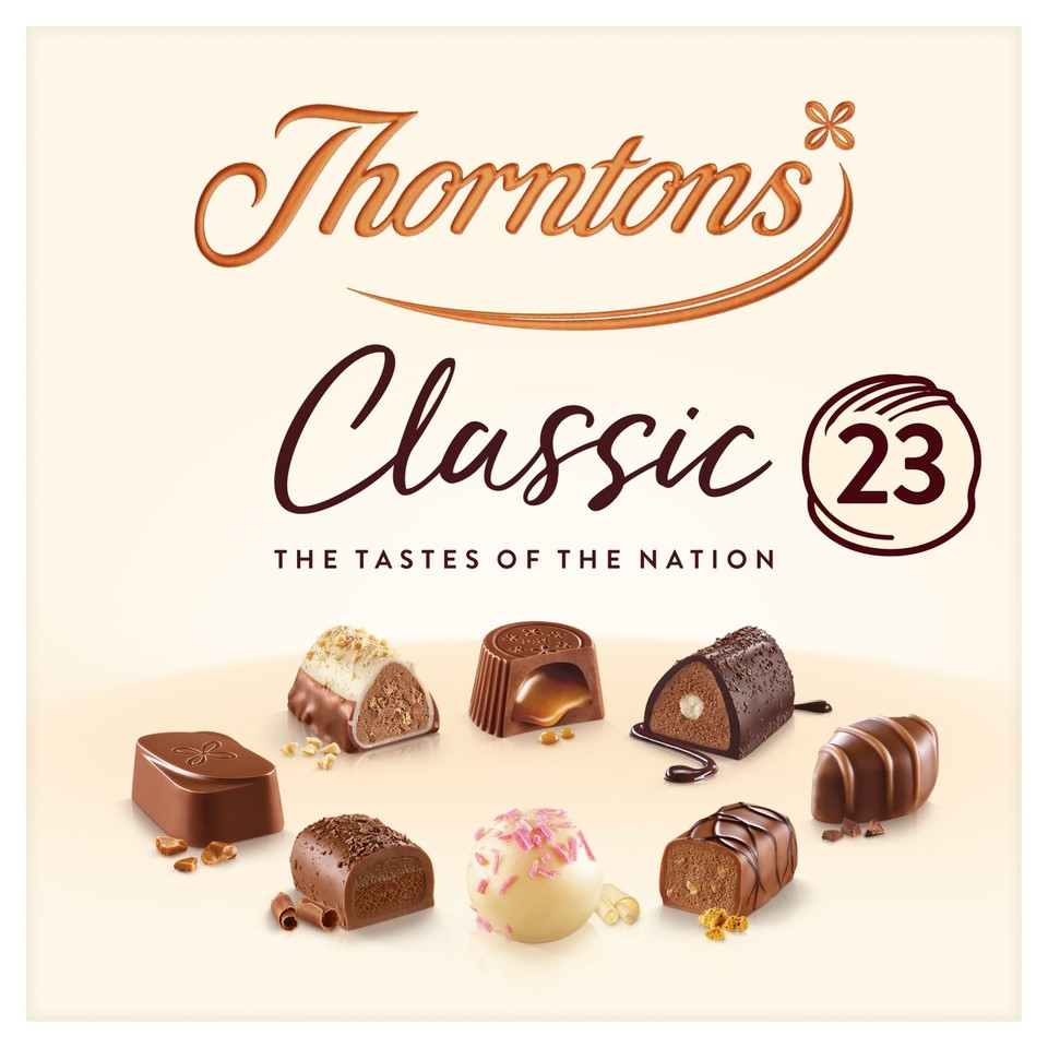 Thorntons Classic Milk, Dark, White Medium Chocolate Gift Box ...