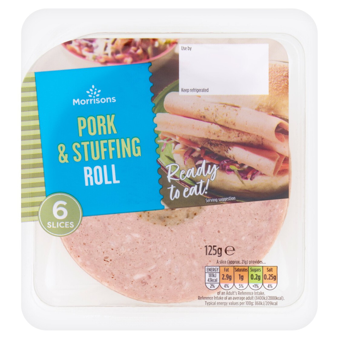 Morrisons Pork & Stuffing Roll - Morrisons Online Groceries & Offers