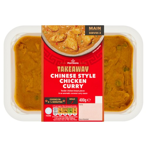 Morrisons Chinese Style Chicken Curry 400g - Morrisons Online Groceries ...