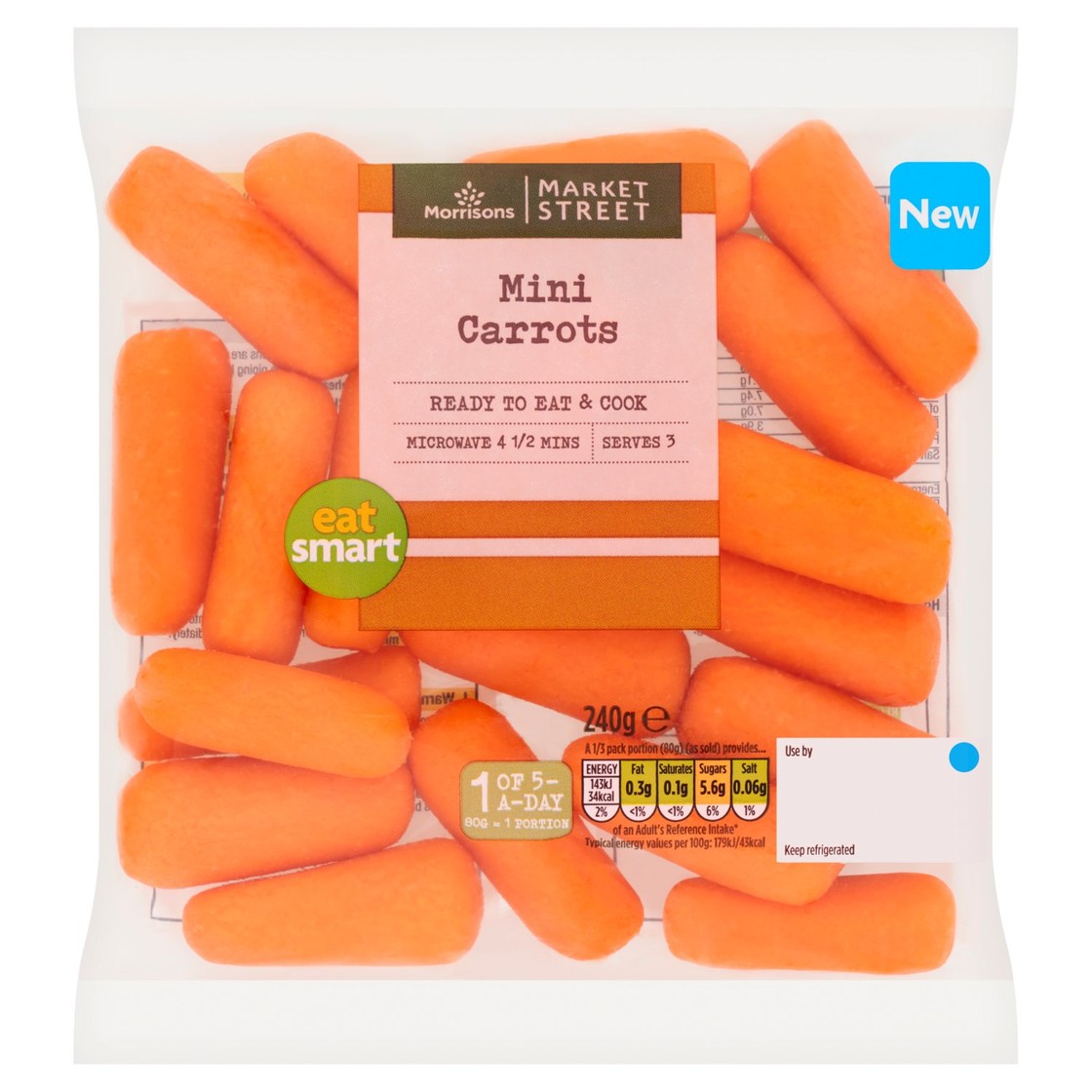 Morrisons Market Street Mini Carrots - Morrisons Online Groceries & Offers