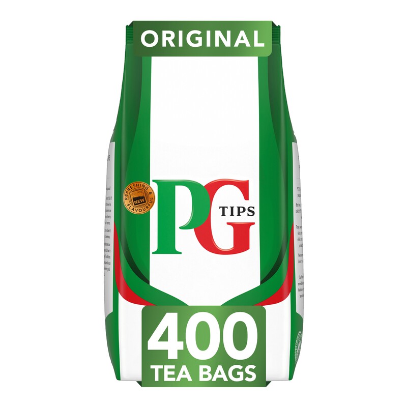 PG Tips Original 400 Tea Bags - Morrisons Online Groceries & Offers