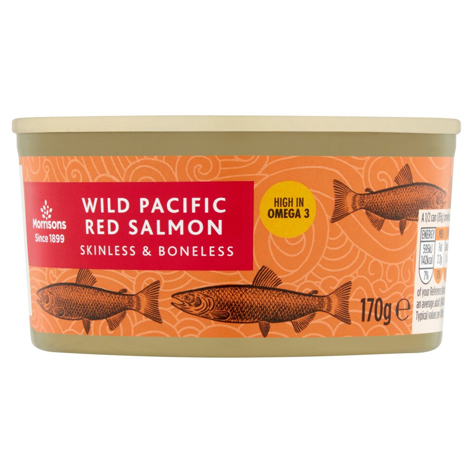 Morrisons Skin & Boned Red Salmon (170g) - Morrisons Online Groceries ...