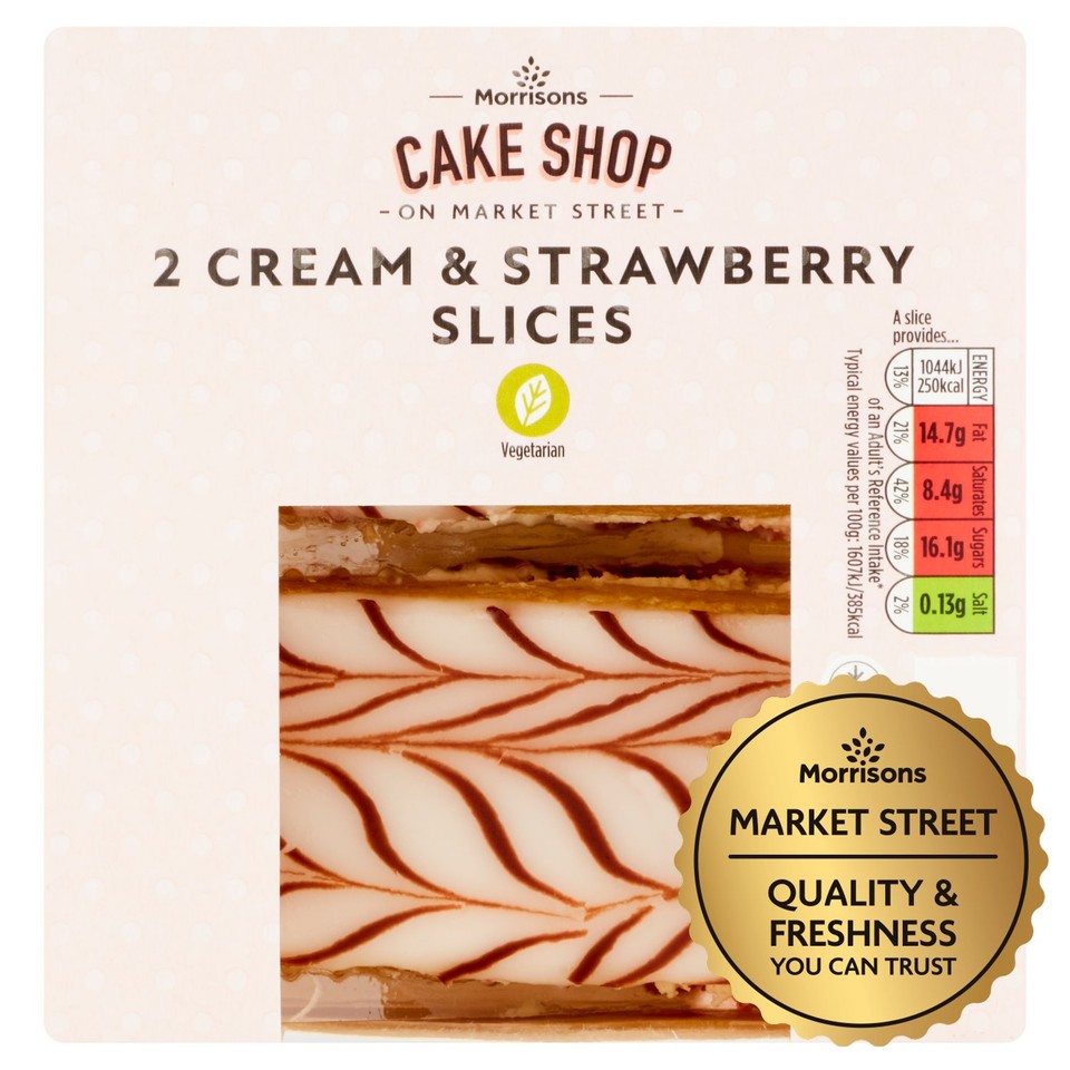 Market Street Jam & Cream Slice - Morrisons Online Groceries & Offers