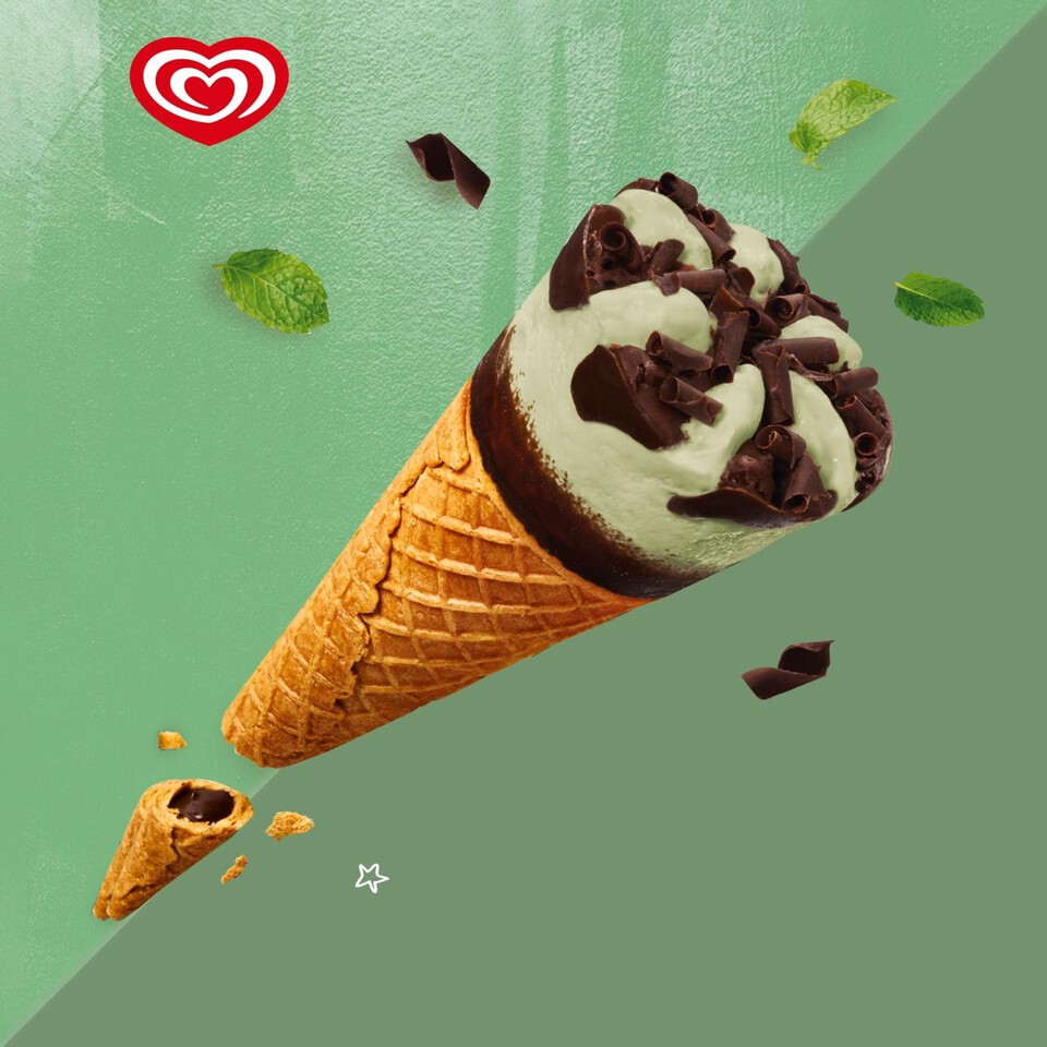 Cornetto Mint Ice Cream Cone - Morrisons Online Groceries & Offers