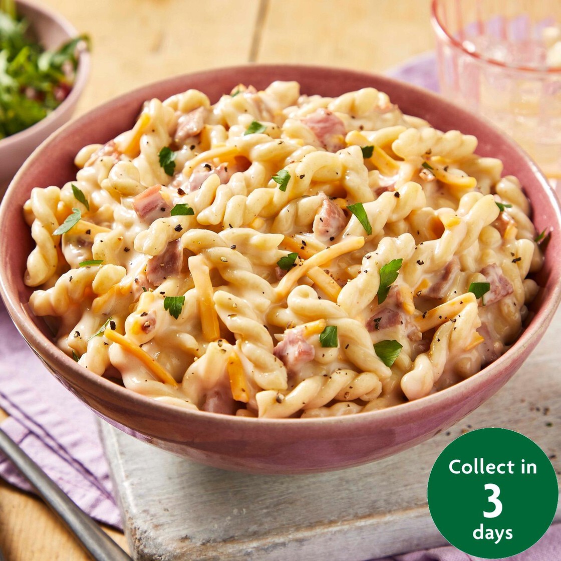 FTO Bacon & Cheese Pasta Salad 750g (Serves 6) - Morrisons Online ...